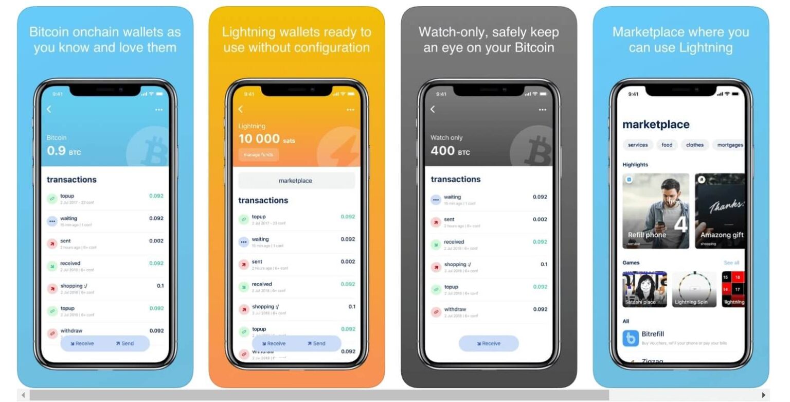 BlueWallet: Hot Wallet de BTC e Lightning para iOS e Android